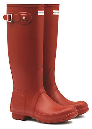 Hunter Red Original Tall Wellington Boots | Kaleidoscope