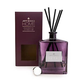 Jeff Banks Oleander Plum Square Glass Reed Diffuser | Kaleidoscope