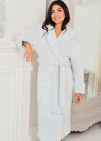 Jim Jam The Label Plush Fleece Dressing Gown | Kaleidoscope