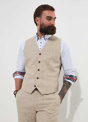 Joe Browns Delightful Check Waistcoat | Kaleidoscope