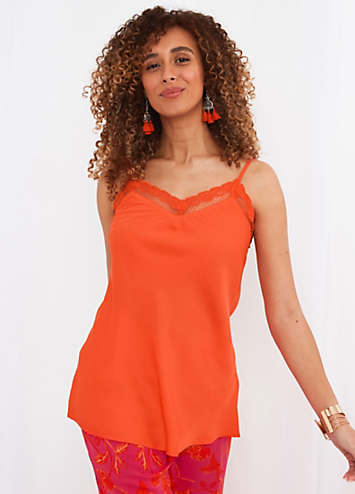 Joe Browns Lace Trim Cami Vest | Kaleidoscope