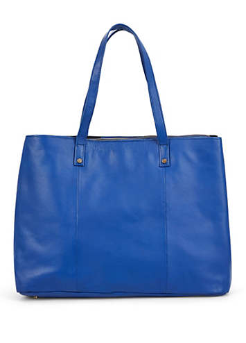 Kaleidoscope Cobalt Blue Leather Handbag | Kaleidoscope
