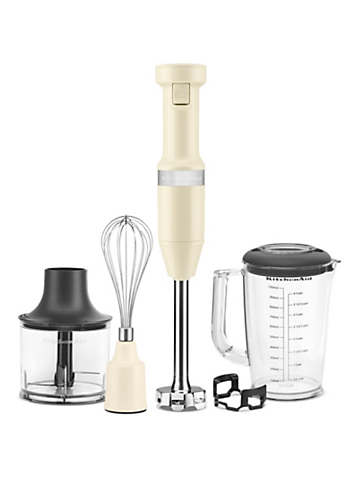KitchenAid Corded Hand Blender with Accessories - Almond Cream ...