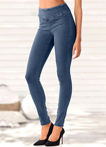 LASCANA High Waisted Skinny Fit Jeggings | Kaleidoscope