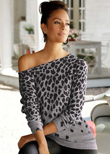 LASCANA Leopard Print Jumper | Kaleidoscope