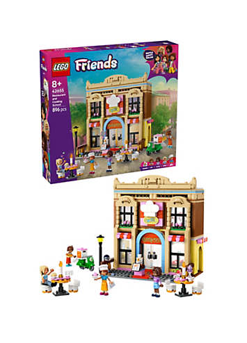 LEGO Friends Restaurant & Cooking School Pretend-Play Role-Play Toy ...