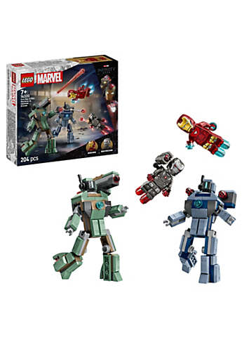 LEGO Marvel Iron Man & War Machine vs. Hammer Drones | Kaleidoscope