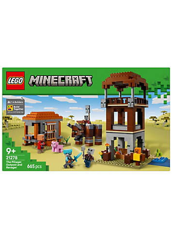 LEGO Minecraft® The Pillager Outpost & Ravager | Kaleidoscope