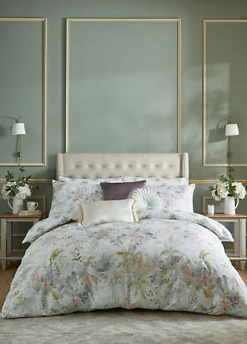 Laura Ashley Linlithgow 100% Cotton 220 Thread Count Duvet Cover Set ...