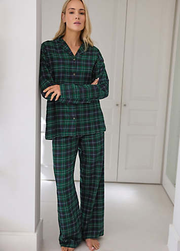 Long Tall Sally Cotton Check Pyjama Set | Kaleidoscope
