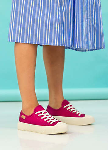Lunar Jayne II Raspberry Trainers | Kaleidoscope