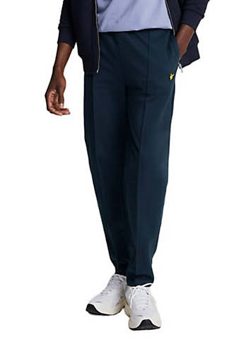 Lyle & Scott Mens Dark Navy Interlock Pintuck Jogging Bottoms ...
