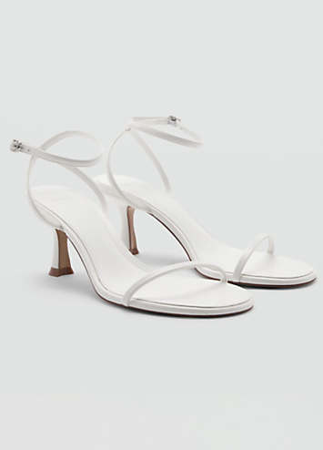 Mango White Flo Strappy Sandals | Kaleidoscope