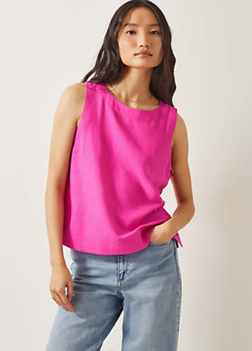 Monsoon Lucy Button Tank Top | Kaleidoscope