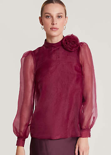 Monsoon Romi Corsage Blouse | Kaleidoscope