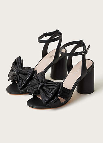 Monsoon Ruby Bow Heel Sandals | Kaleidoscope