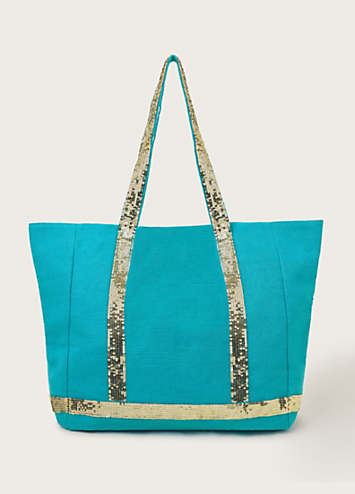 Monsoon Sequin Canvas Bag | Kaleidoscope