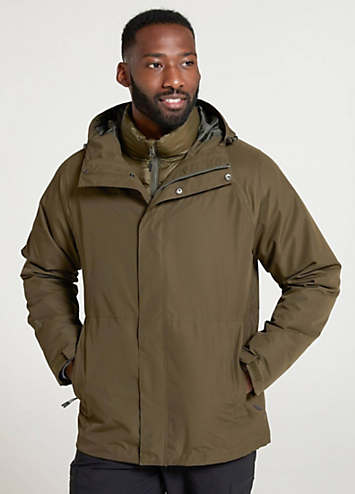 Mountain Warehouse Mens Alaskan 3 In 1 Waterproof Jacket | Kaleidoscope