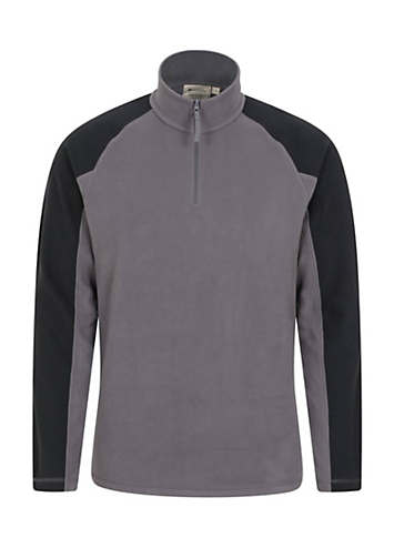 Mountain Warehouse Mens Ashbourne II Half Zip Fleece Top | Kaleidoscope