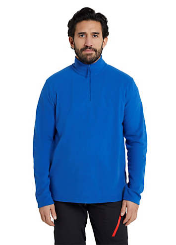 Mountain Warehouse Mens Camber II Half Zip Fleece Top | Kaleidoscope