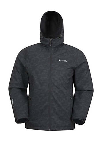 Mountain Warehouse Mens Exodus Showerproof Soft Shell Jacket | Kaleidoscope