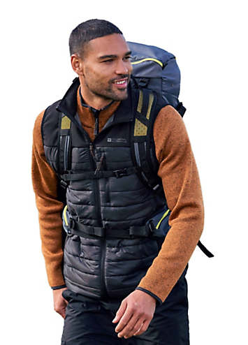 Mountain Warehouse Mens Turbine II Hybrid Padded Gilet | Kaleidoscope