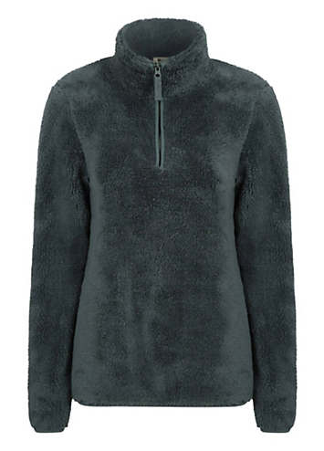 Mountain Warehouse Teddy Fleece Quarter Zip Fleece Top | Kaleidoscope