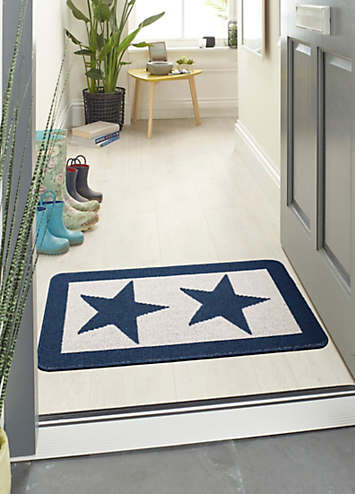 My mat Stain Resistant Durable Star Mat/Runner | Kaleidoscope