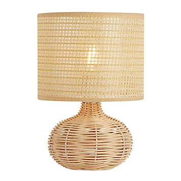 Natural Rattan Table Lamp | Kaleidoscope