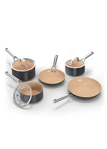 Ninja Extended Life Ceramic 5-Piece Frying Pan & Saucepan Set CW95000UK ...