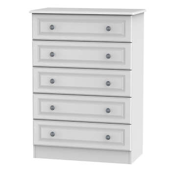 Pembroke Ready Assembled 5 Drawer Chest | Kaleidoscope