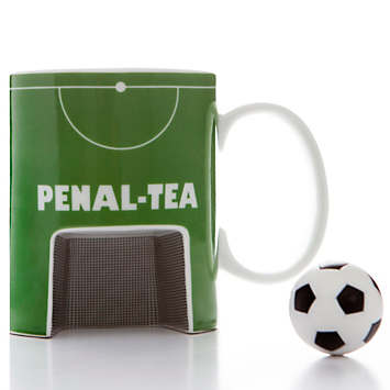 Personalised Novelty ’Penal-tea’ Football Gift Mug by Boxer Gifts ...