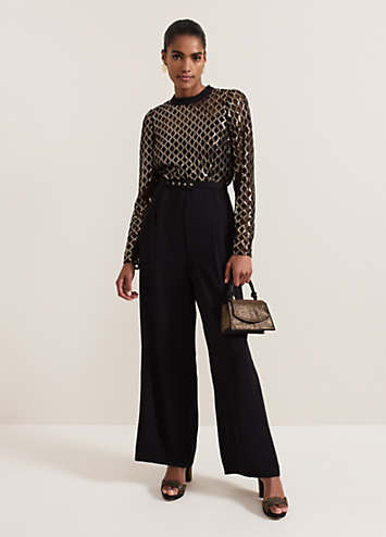 Phase Eight Amelia Sequin Bodice Jumpsuit | Kaleidoscope