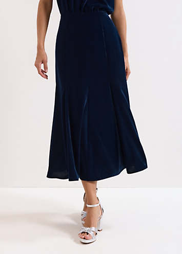 Phase Eight Eilish Velvet Skirt | Kaleidoscope