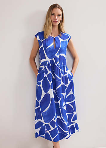 Phase Eight Leaf Print Midaxi Dress | Kaleidoscope