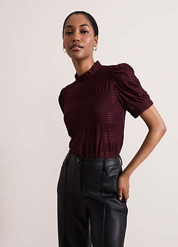 Phase Eight Samiha Textured Top | Kaleidoscope
