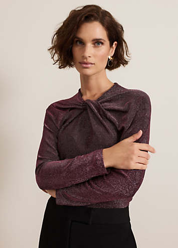 Phase Eight Stella Shimmer Top | Kaleidoscope