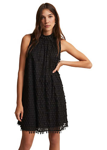 Phase Eight Zafia Black Shift Mini Dress | Kaleidoscope