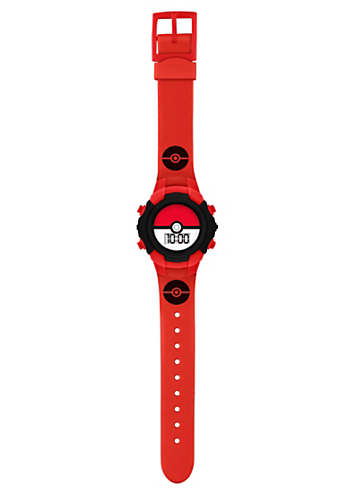 Pokemon Character Print & Dial Digital Flashing Kids Watch | Kaleidoscope