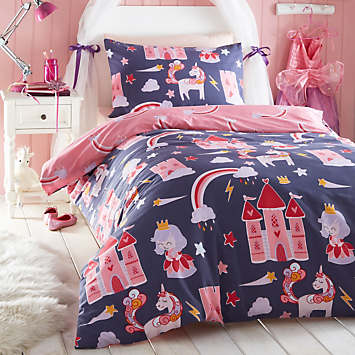Portfolio Home Kids Princess Tower Duvet Cover Set | Kaleidoscope