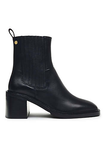 Radley London Black Grove Terrace Block Heel Chelsea Boots | Kaleidoscope