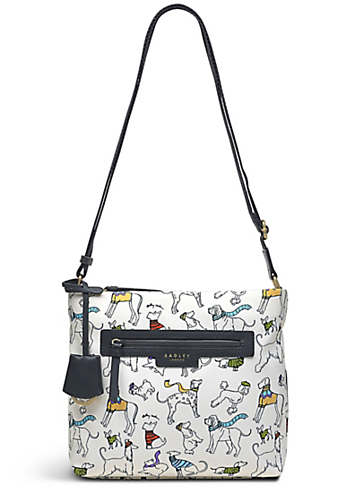 Radley London Chalk Off On An Adventure Small Zip Top Crossbody Bag ...
