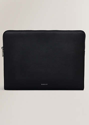 Radley London Commute Street Medium Black Laptop Pouch | Kaleidoscope