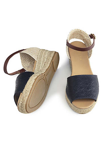 Radley London Glasshouse Walk Ink Heirloom Embossed Midi Wedges ...