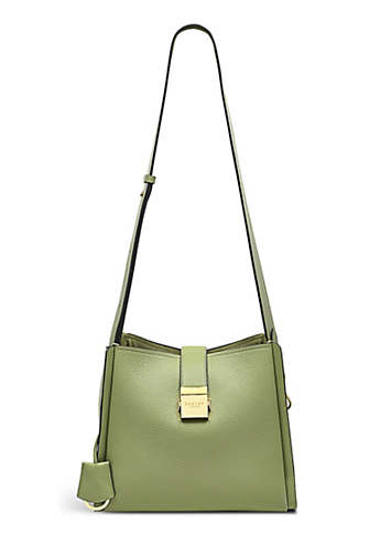 Radley London Green Sloane Street Medium Ziptop Crossbody Bag ...
