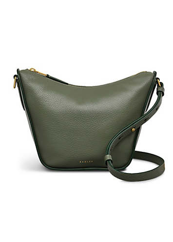 Radley London Oak Street Dark Olive Small Ziptop Crossbody Bag ...