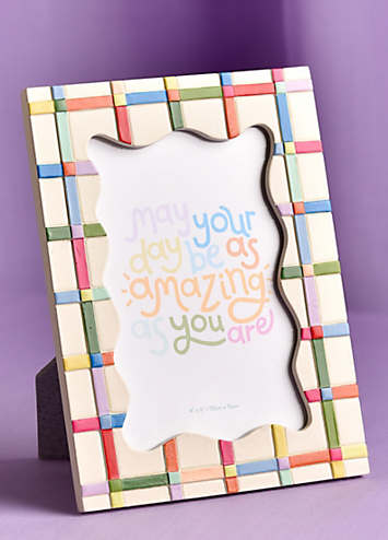 Raspberry Blossom 4 x 6 Inch Photo Frame | Kaleidoscope