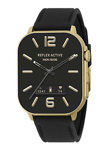Reflex Active Series 29 Smart Calling AMOLED Watch - Black | Kaleidoscope