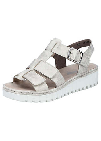 Rieker Metallic Platform Sandals | Kaleidoscope