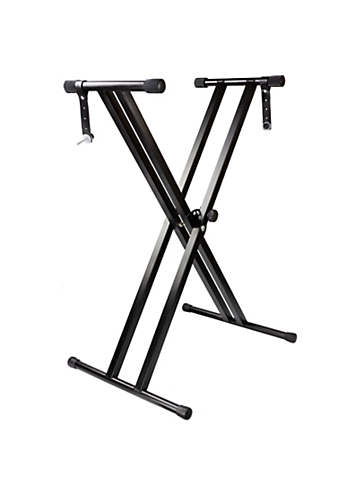 RockJam X-Frame Black Keyboard Stand | Kaleidoscope
